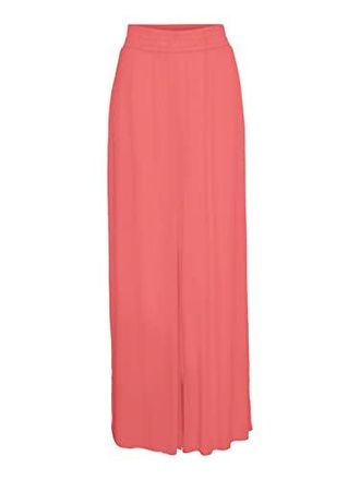Vero Moda VMMENNY HW Wide Pants WVN Pantalons, Georgia Peach, L aux Femmes
