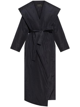 Fabiana Filippi manteau ceinturé à boutonnière croisée - Bleu