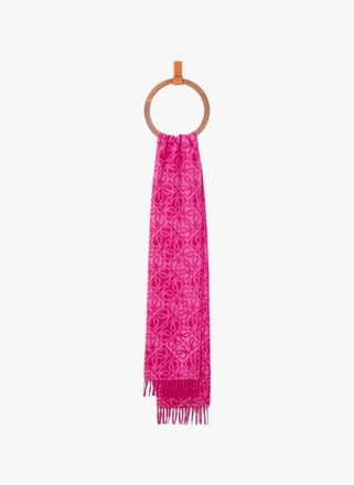 Loewe &Eacute;charpe Anagram en laine et cachemire