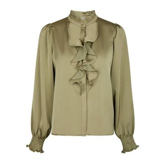 Neo Noir Femme, Blouses et Chemises, Vert, Taille: 36 FR Chemises