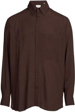 Saison 1865 Chemise Fluid en coton satin&eacute;