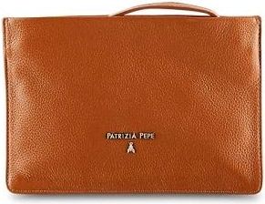 Patrizia Pepe Femme, Sacs, Brun, Taille: ONE Size Chain Clutch