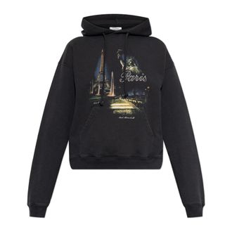 VETEMENTS Bedrucktes Sweatshirt - - Sweatshirts & Hoodies - Damen - Schwarzk - S