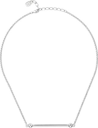 Uno De 50 Halskette für Damen, 925er Sterlingsilber, Einheitsgröße, 43,5 cm, Metalllegierung, handgefertigter Schmuck, hergestellt in Spanien, Einheitsgröße, Me