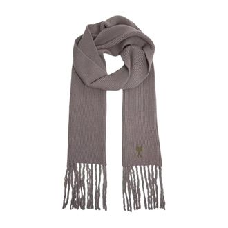 Ami De Coeur Logo Schal - - Accessories - Herren - Grau - ONE SIZE