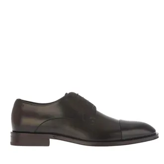 HUGO BOSS Herren Schnürschuhe Derrek, Leder (Braun)