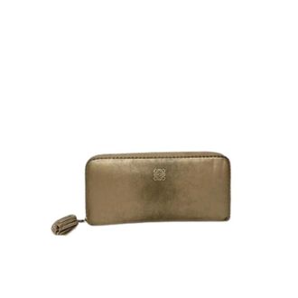 Loewe Portefeuille en cuir Pre-owned - Femme - Pre-owned - Beige - Taille: ONE Size