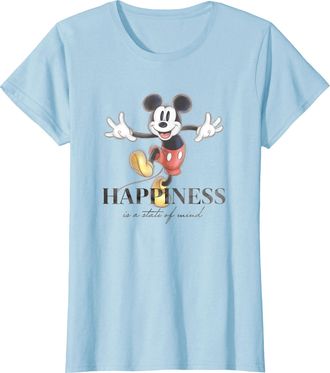 Disney 100 Anniversary Mickey Mouse D100 Quote Happiness T-Shirt