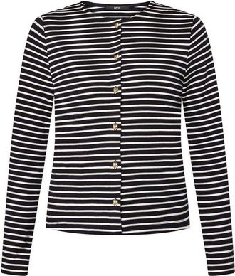 Zero Sweatshirt Damen mit Knopfleiste Knopfleiste