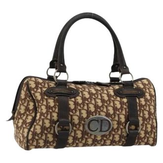 Dior Pre-owned Trotter Canvas Hand Bag - - Pre-owned - Damen - Braun - ONE SIZE