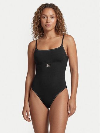 Calvin Klein Swimwear Badeanzug LV00Q61217 Schwarz