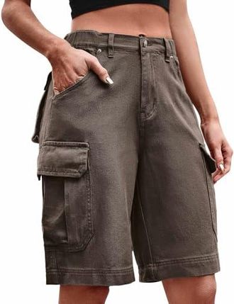 Generic Short De Sudation Femme Grande Taille Long Chino Broderie Vert Basketball Entrainement Ouat&eacute; Cotel&eacute; Camouflage Dor&eacute; Achat Pantacourt Corsaire Coupe Ma