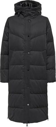Only Long Down Jacket Onlclara OTW Veste Longue en Duvet, m&eacute;t&eacute;orite, L Femmes