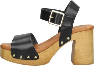 Red-Rag Femme, Chaussures, Noir, Taille: 36 EU Sandalen Hak