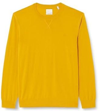 GANT Pull à col en C pour Homme - Jaune foncé, Dark Mustard Yellow, XL