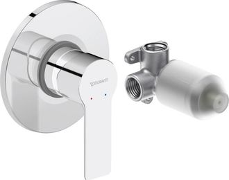 Duravit D-Code Einhebelmischer Unterputz Set, Rosette rund, - Duravit