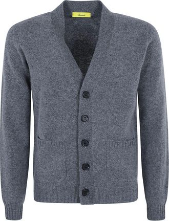 Drumohr Cardigan mit V-Ausschnitt - Grau