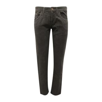 Dolce & Gabbana Gr&uuml;ne Samthose Made in Italy - - Jeans - Herren - Gr&uuml;n - XS