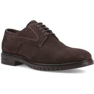 Hush Puppies Sterling Wildleder Herren Schokoladen Schn&uuml;rschuhe
