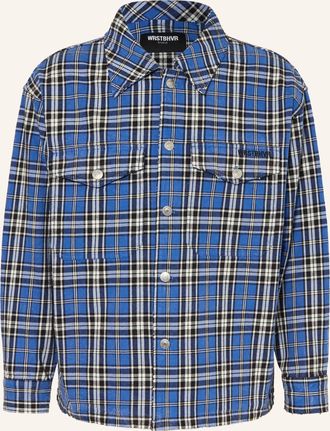 Worst Behavior Wrstbhvr Hemd Caius Comfort Fit blau