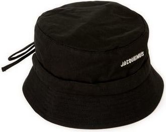 Jacquemus Gadjo Fischerhut aus Baumwolle - Schwarz