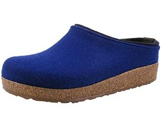 Haflinger Chaussons Mixte Adulte Grizzly Kris 711056, Pointure:41 EU, La Couleur:Bleu