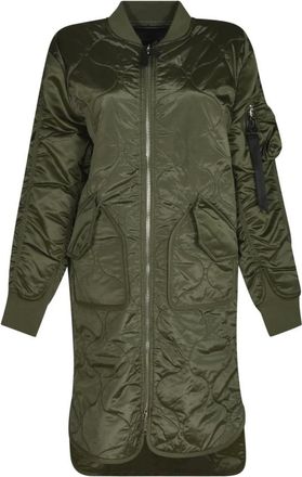 Alpha Industries Femme, Manteaux, Vert, Taille: 36 FR ALS Coat UV