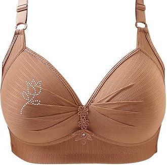 Generic Mince sans lacets confortable respirant sous-v&ecirc;tements grande taille boucle femme soutien-gorge col en V gilet Bralette soutien-gorge de sport soutien