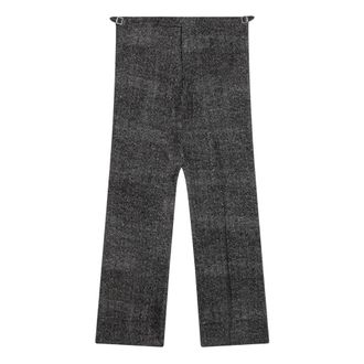 Prada Schwarze regul&auml;re Hose - - Trousers - Herren - Schwarzk - M