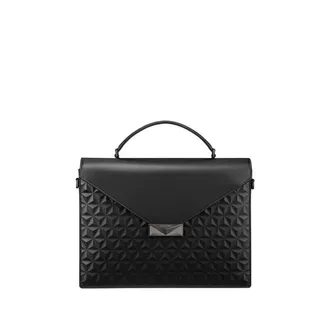 S.T. Dupont Porte document Apex en cuir