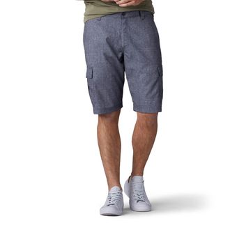 Lee Herren Big & Tall Performance Cargo Short Cargos, Grau meliertes Karomuster, 58