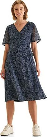 Street One A143567 Robe Portefeuille, Bleu fonc&eacute;, 38 Femme