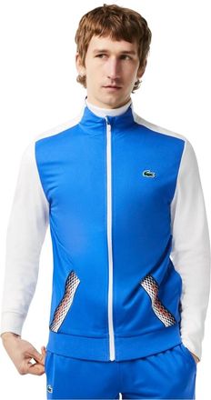 Lacoste Trainingsjacke f&uuml;r Herren, Durchgehender Rei&szlig;verschluss, Regul&auml;r (Reichblau)