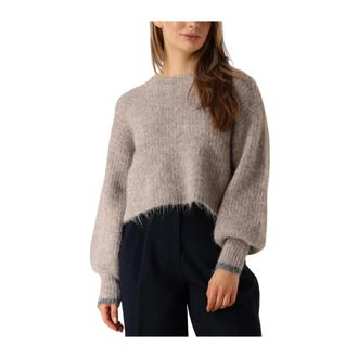 Co'Couture Damen, Strickwaren, Braun, LGr&ouml;&szlig;e