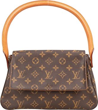 Louis Vuitton Crossbody Bags - Louis Vuitton Canvas Monogram Looping PM Shoulder - Gr. unisize - in Braun - f&uuml;r Damen