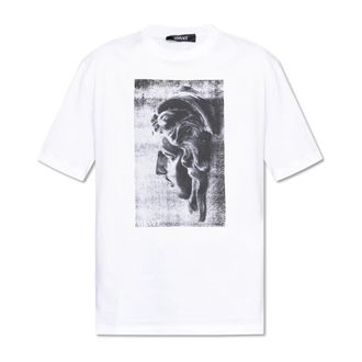 Versace T-Shirt mit Druck - - Tops - Herren - Wei&szlig; - S