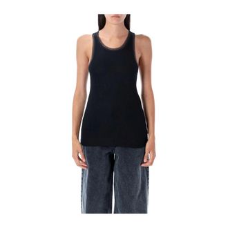 Remain Femme, Tops, Noir, Taille: 42 FR D&eacute;bardeur c&ocirc;tel&eacute; avec encolure transparente