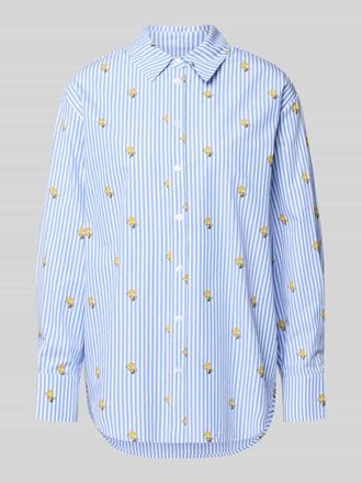 Essentiel Oversized Hemdbluse aus reiner Baumwolle Modell JEPPERMINT SNOOPY