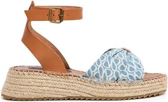 Pepe Jeans London Kate Thelma Leder Sandalen blau