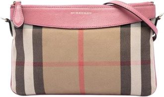 Burberry Pre-owned Canvas Crossbody Bag - - Pre-owned - Damen - Rosa - ONE SIZE