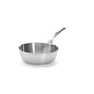 De Buyer de Buyer - konische Sauteuse MILADY aus Edelstahl - 24 cm - 3411.24, Silber