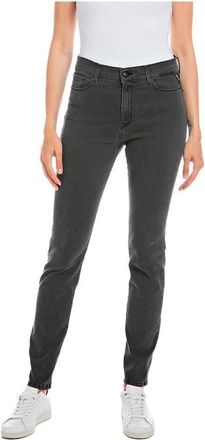 Replay Damen Jeans Mjla Slim-Fit mit Comfort-Stretch, Dark Grey 097 (Grau), 33W / 32L