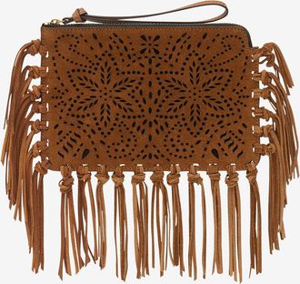 Isabel Marant Pochette Flat Pouch - Femme - Cognac - Isabel Marant