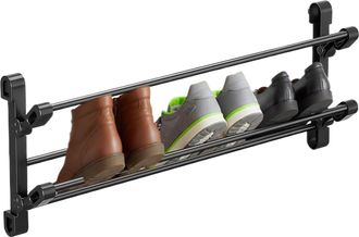 Generic An Der Wand Montiertes - Schmaler Organizer Mit 2 Etagen, Platzsparend, Faltbar Und An Der Wand Montiert, Originelle Aufbewahrung F&uuml;r Schuhe, Turnschu