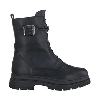Tamaris Klassische schwarze Schn&uuml;rstiefeletten - - Shoes - Damen - Schwarzk - 40 EU