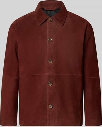 Selected Regular Fit Lederjacke aus echtem Ziegenleder Modell RORY