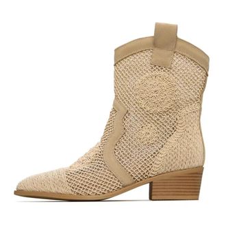 Cesare Gaspari Suede Cowboy Boots - Beige - - Shoes - Damen - Beige - 38 EU