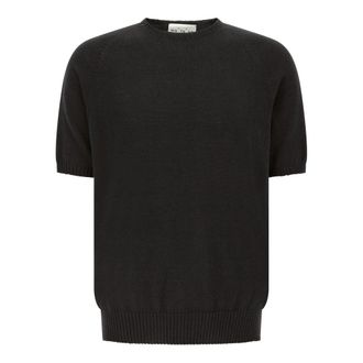 Maryya Rundhalspullover - - Knitwear - Herren - Schwarzk - XL