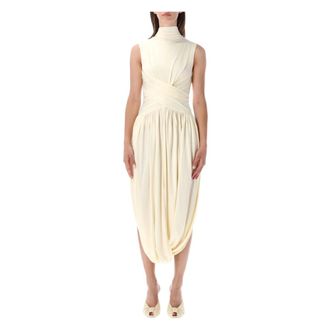 Self Portrait Femme, Robes, Jaune, Taille: 34 FR Maxi Robes