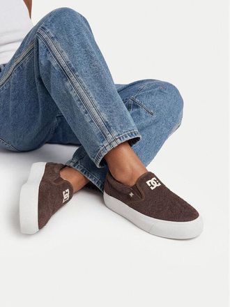 DC Sneakers aus Stoff CEO-LEA-ZL-0011 Dunkelbraun